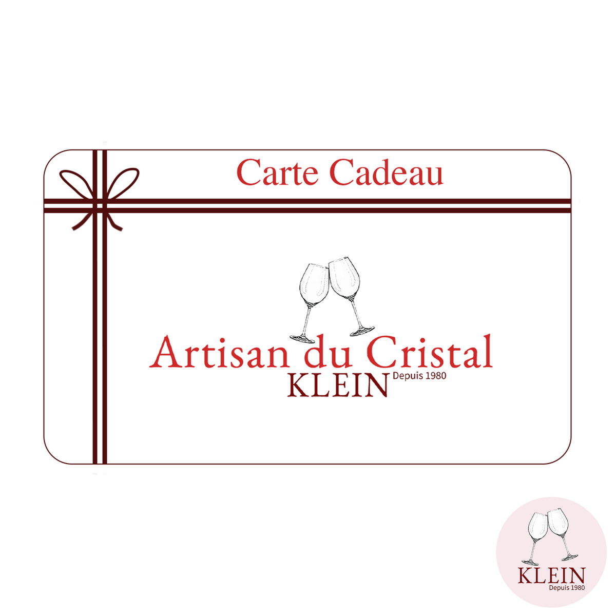 New: KLEIN Crystal Artisan Gift Card Amount of your choice – Artisan du ...